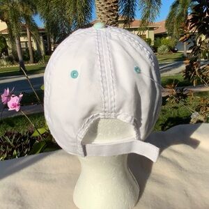 Ogm | Accessories | St Augustine Floral Brim White Cap | Poshmark